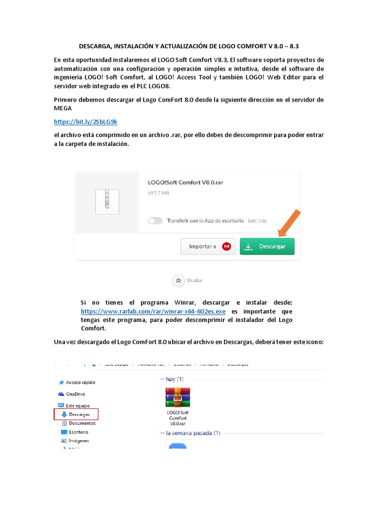 Manual Instalacion y Actualizacion LogoSoft ComFort 8.3 | PDF | Archivo de computadora ...