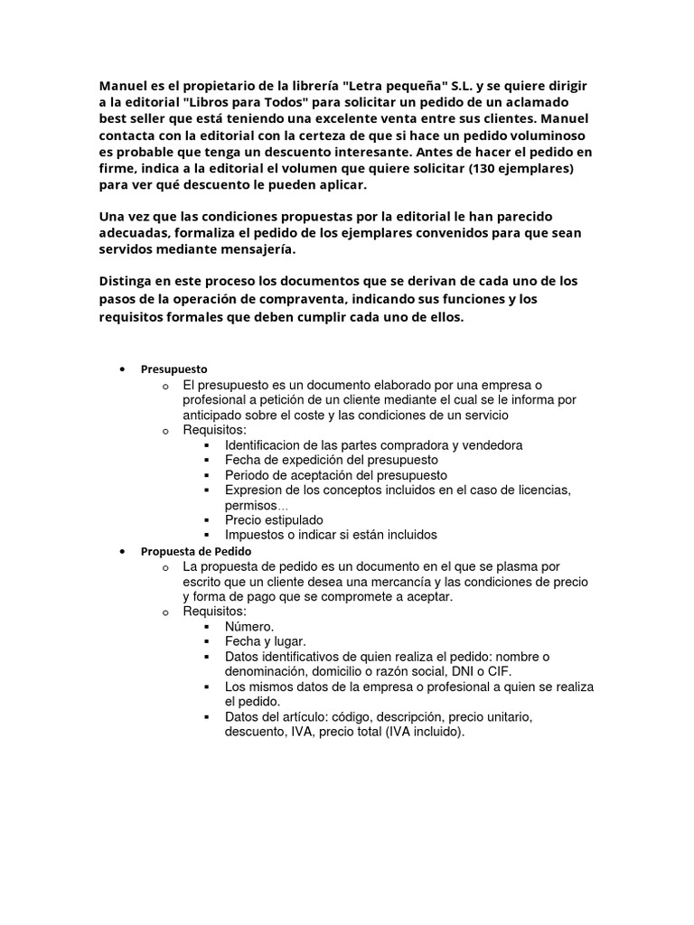 Presupuesto o | PDF | Recibo | Factura