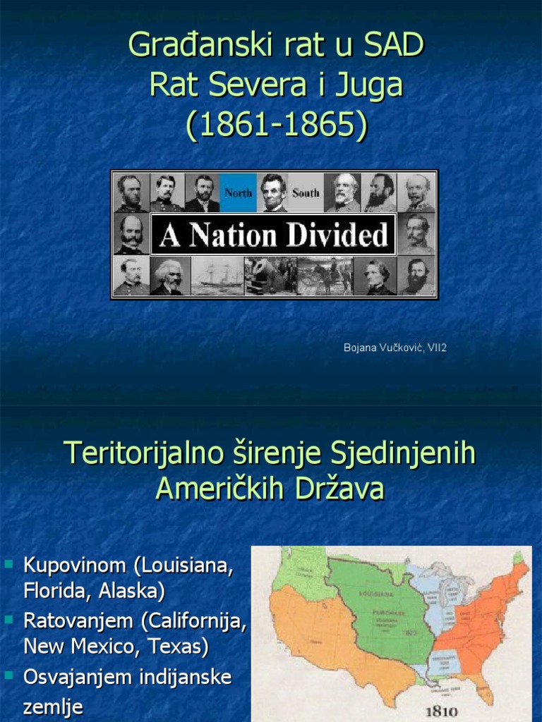 Gradjanski Rat U SAD | PDF