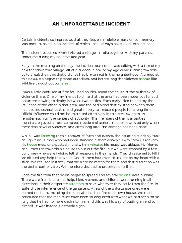 An Unforgettable Incident | Helen Keller | Muhammad