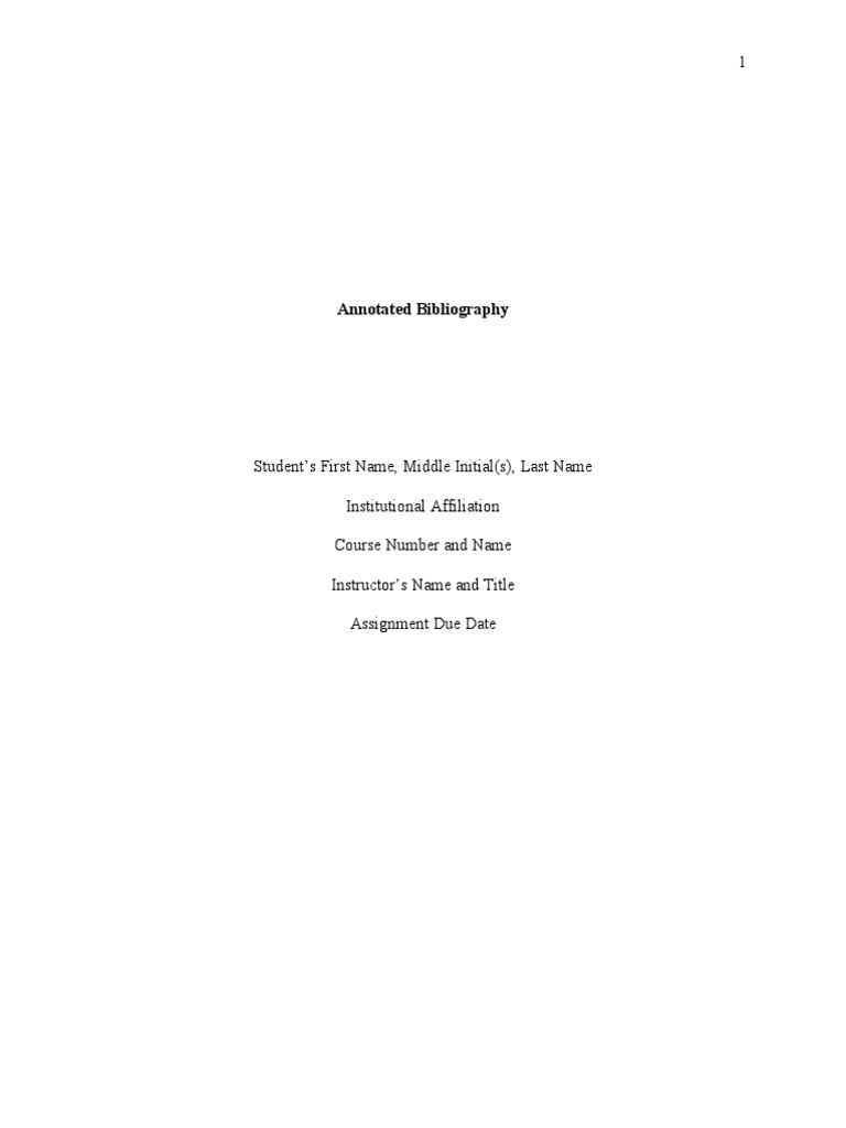 Annotated Bibliography | PDF | Nursing | Hospital