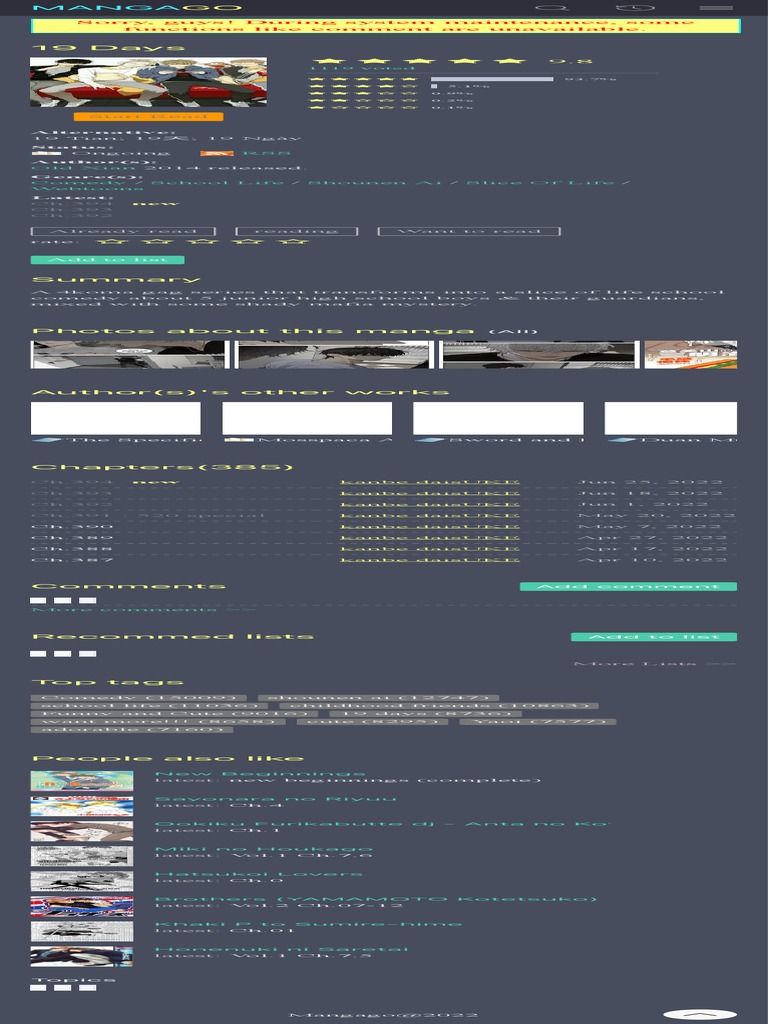 19 Days Manga - Mangago | PDF | Japanese Words And Phrases | Comics