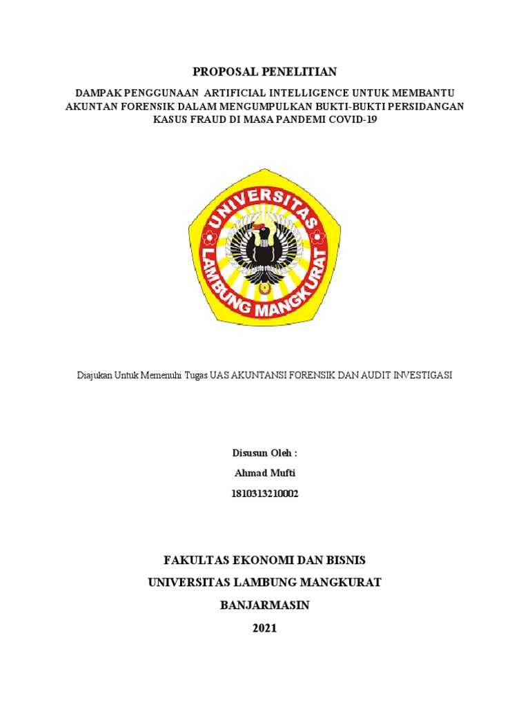 Uas Akuntansi Forensik | PDF