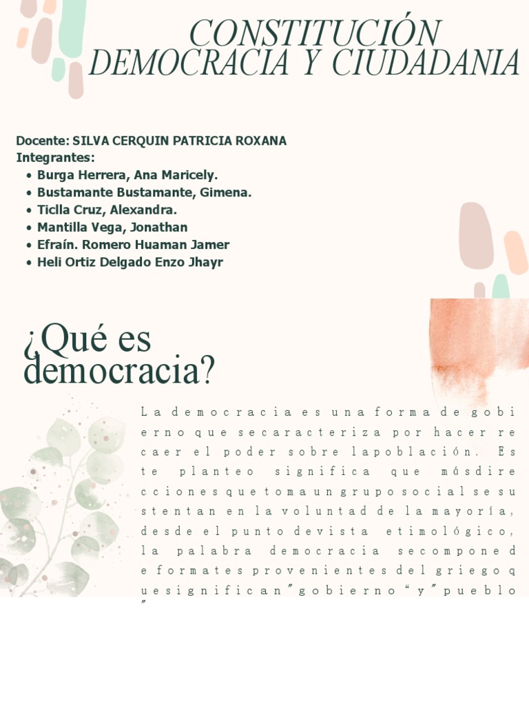 La Democracia Pdf Ciencias Políticas Corrupción Política