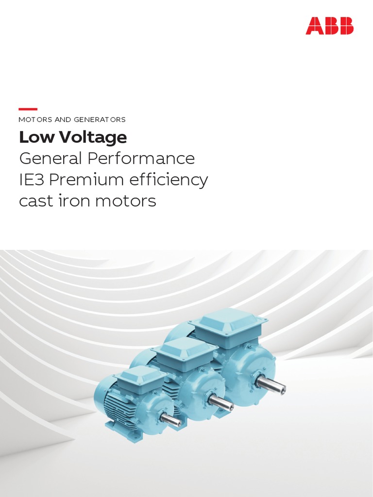 ABB IE3 Premium Efficiency Motors | PDF | Electric Motor | Electrical ...