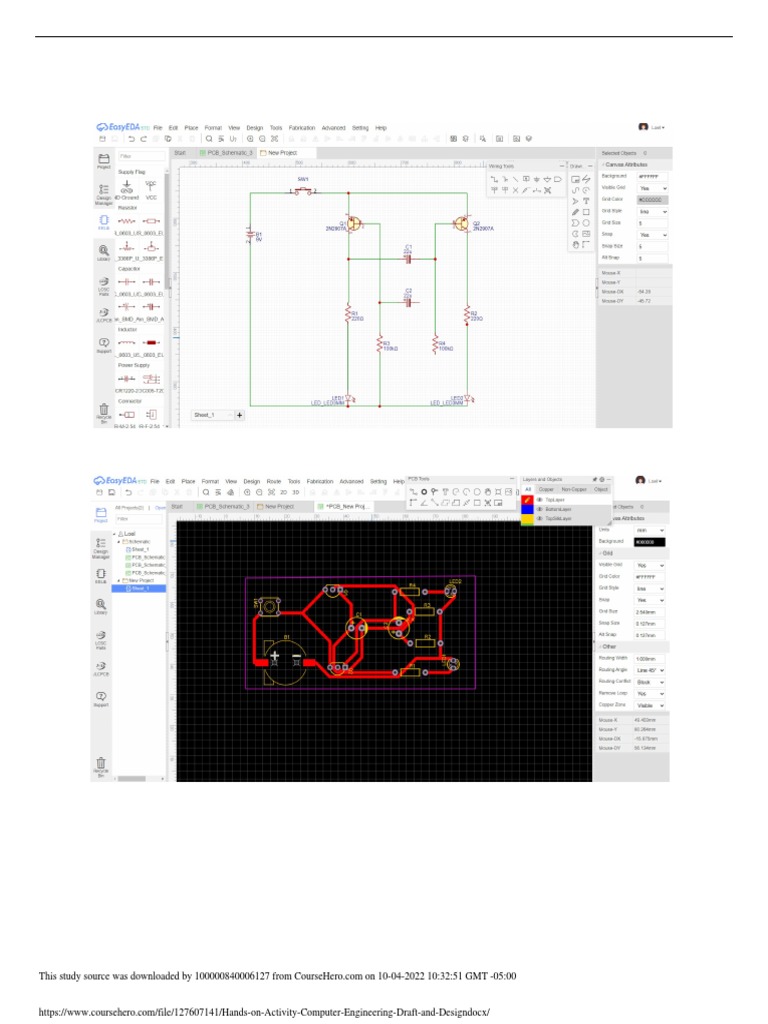Hands On Activity Computer Engineering Draft and Design | PDF | Art ...