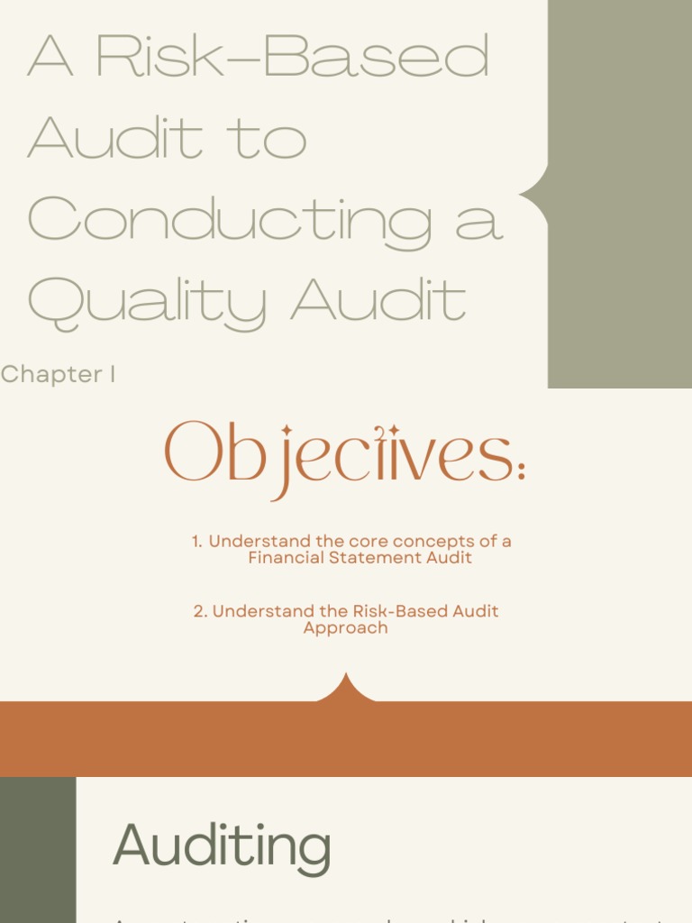 Risk-Based Approach To Conducting A Quality Audit | PDF | Financial ...