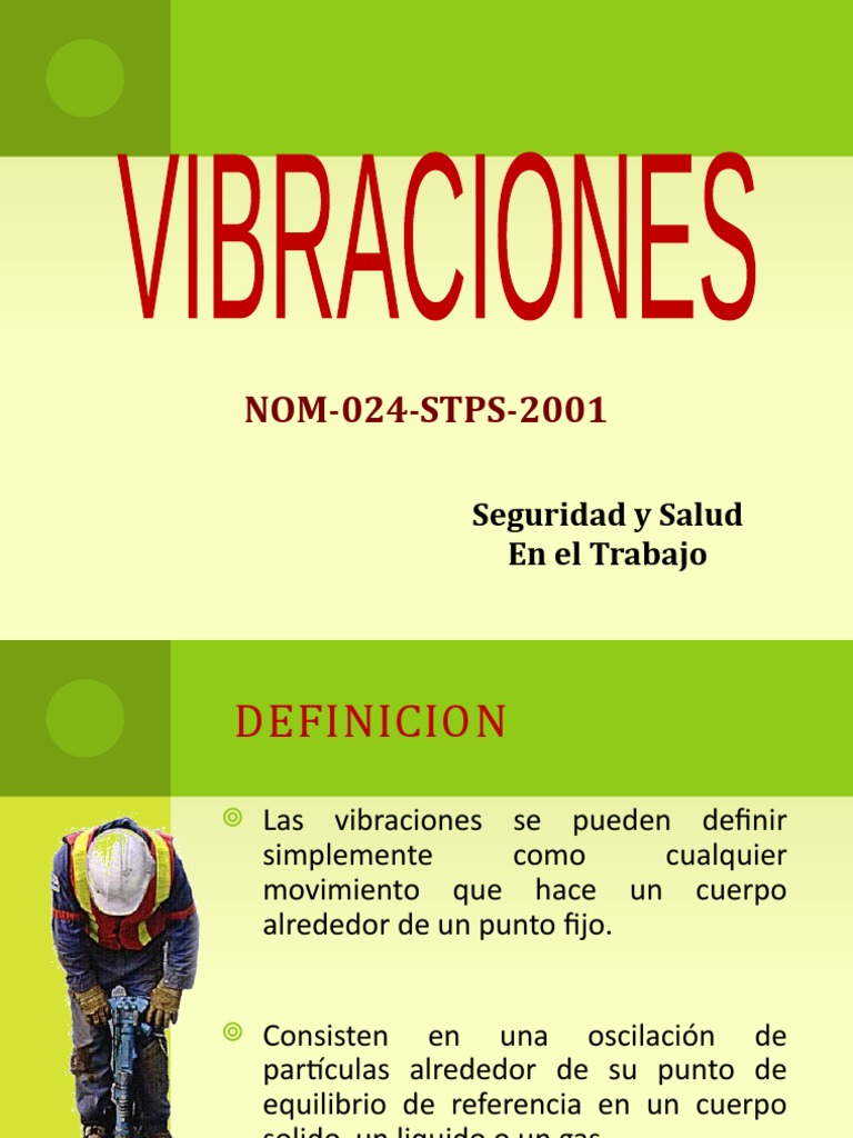 Vibraciones-NOM-024 | PDF | Oscilación | Líquidos