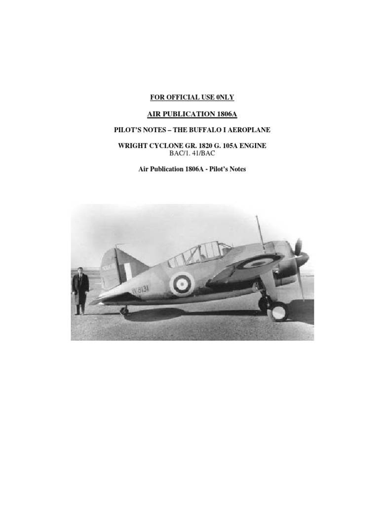 Buff Pilot Manual | PDF | Carburetor | Landing Gear