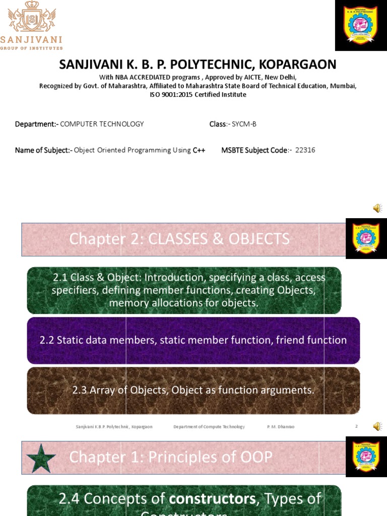 Static Members in C++ Programming | PDF | C++ | Programming