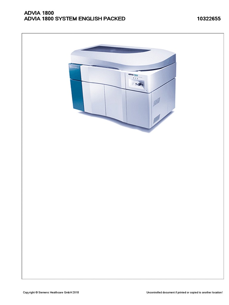 Advia 1800 Catalog Parts | Download Free PDF | Manufactured Goods ...