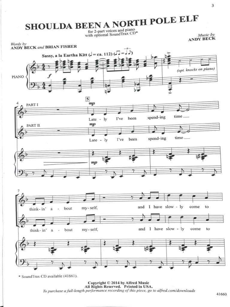 Shoulda Been A North Pole Elf | PDF