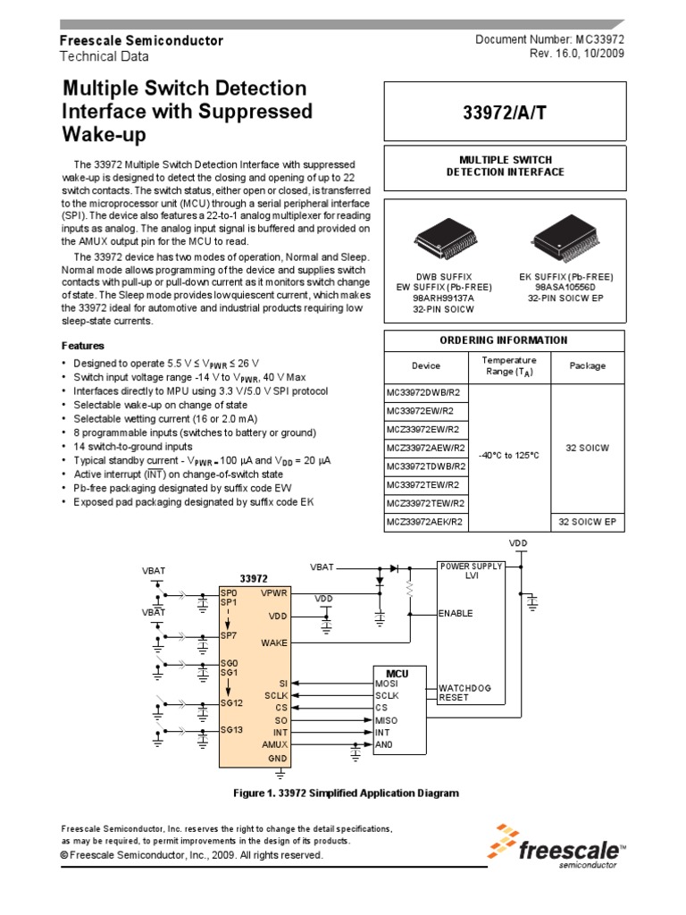 MC33972 | PDF | Electronic Engineering | Computer Engineering