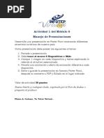 Actividad - Módulo 3 Infotep | PDF | Procesador de textos | Microsoft Word