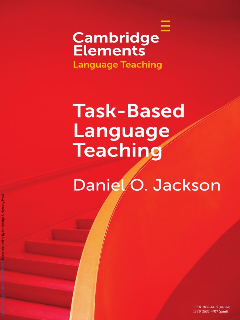 Task Based Language Teaching | PDF | Teaching Method | Language Education