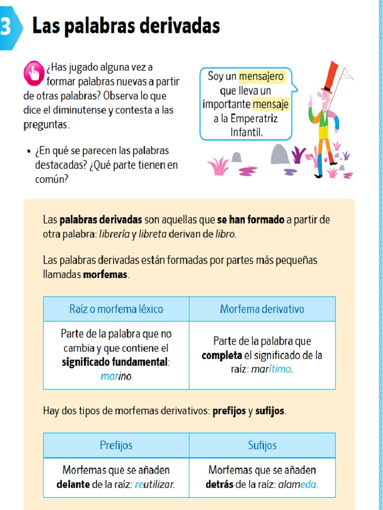 Palabras Derivadas | PDF