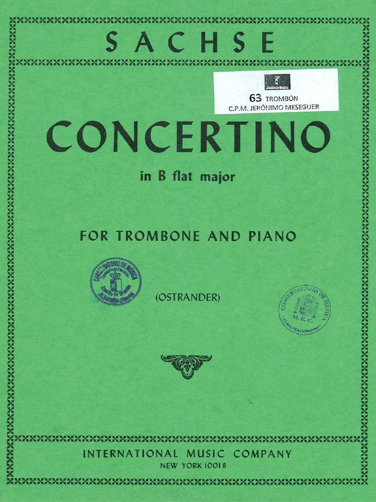 Concertino Sachse | PDF