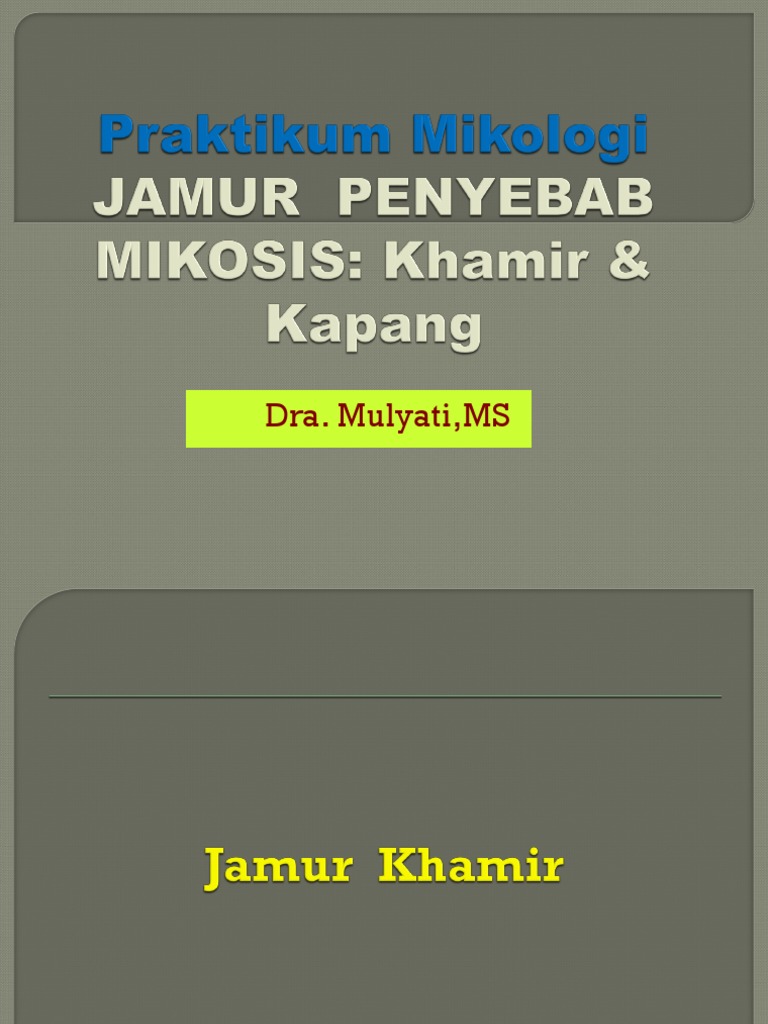 Prak - Jamur Khamir & Kapang | PDF