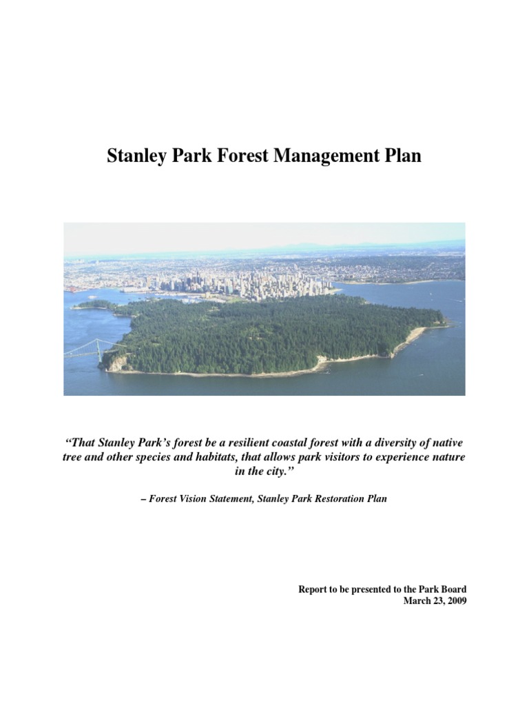 Stanley Park Forest Management Overview | PDF | Wildfire | Forests