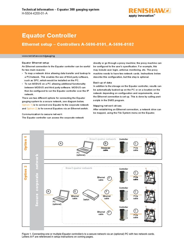 Equator Controller Ethernet | PDF | Computer Network | Ethernet