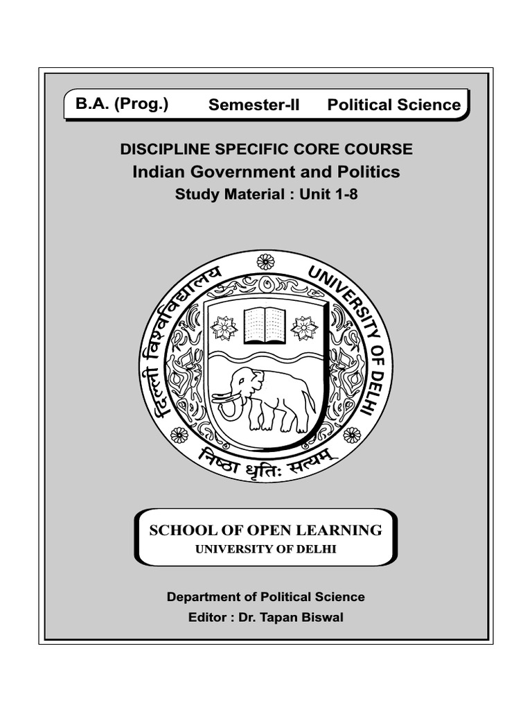 Ignou Pol Sci | PDF | State (Polity) | System