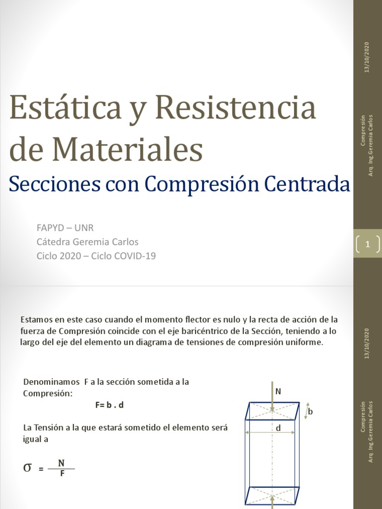 Compresión y Pandeo en Materiales | PDF | Pandeo | Elasticidad (Física)
