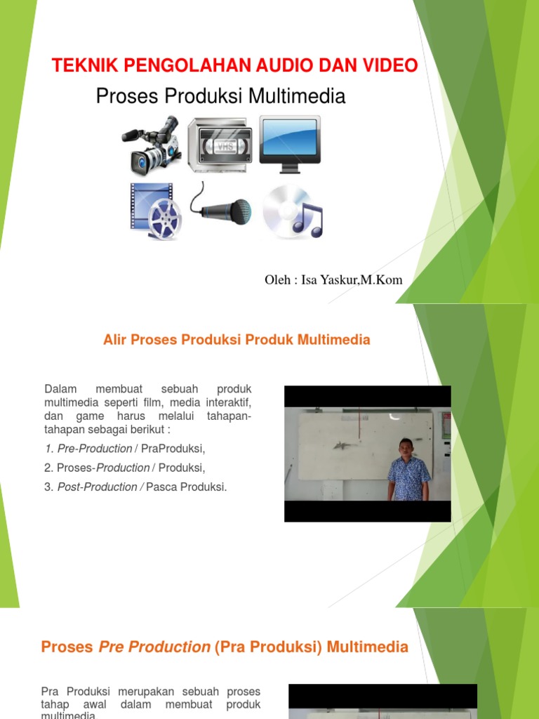 Proses Produksi Multimedia Audio-Video | PDF