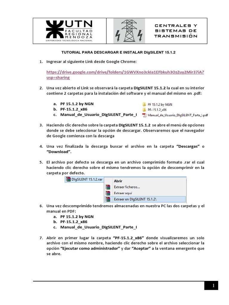 Guia de Instalación de Digsilent | PDF | Archivo de computadora | Arquitectura de Computadores