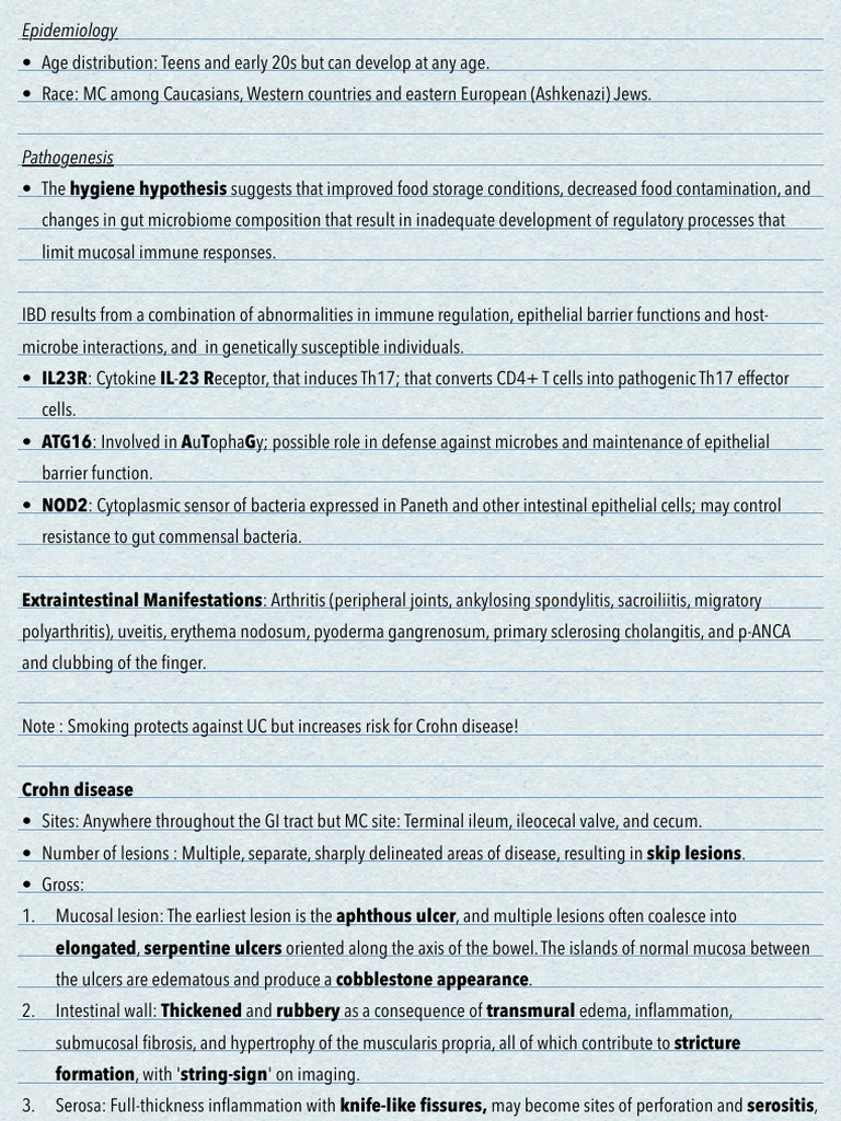 Small Intestine and Colon - GIT Pathology | PDF | Crohn's Disease ...