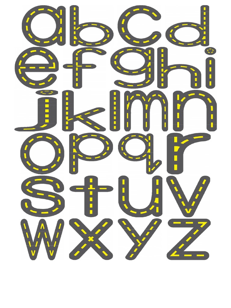 letras do alfabeto minusculas | PDF