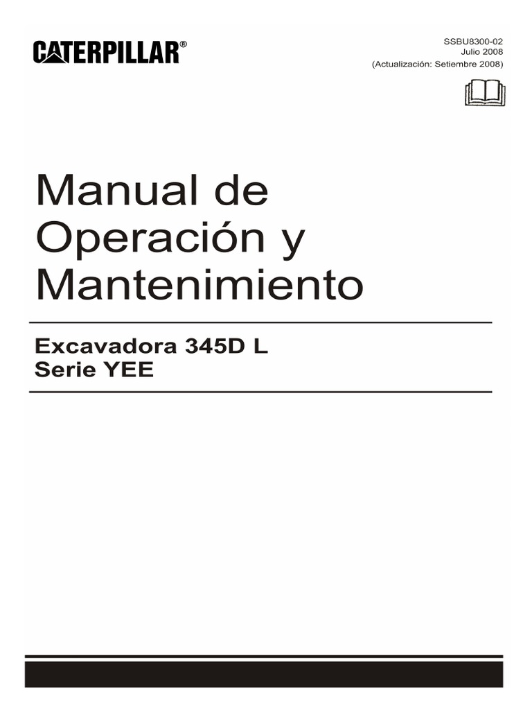 Manual de Operacion CAT 345 DL | PDF