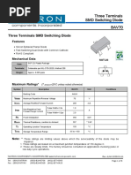 A7W SMD Transistor Datasheet Overview | PDF | Diode | Electrical Equipment