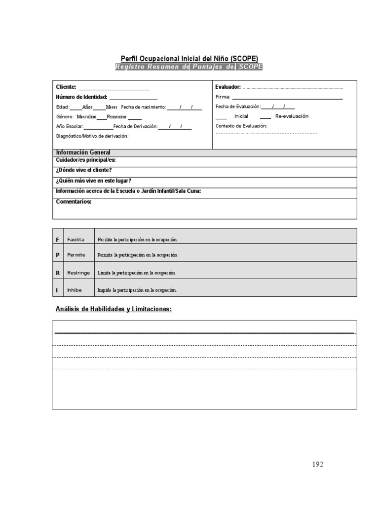 Ev. Scope | PDF | Comunicación | Comunicación no verbal