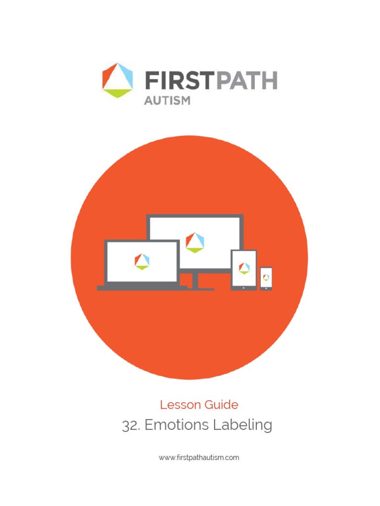 FirstPathAutism - Lesson Guide 32 - Emotions Labeling | PDF ...