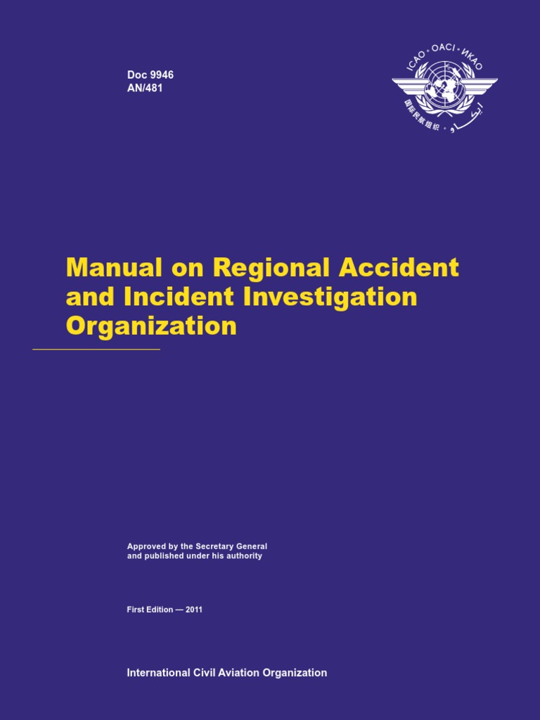 ICAO - Doc. 9946 | PDF | Aviation Accidents And Incidents | U.S. State