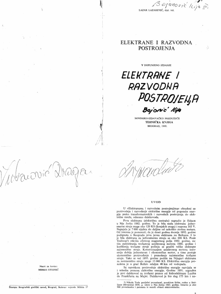 Elektrane I Razvodna Postrojenja | PDF
