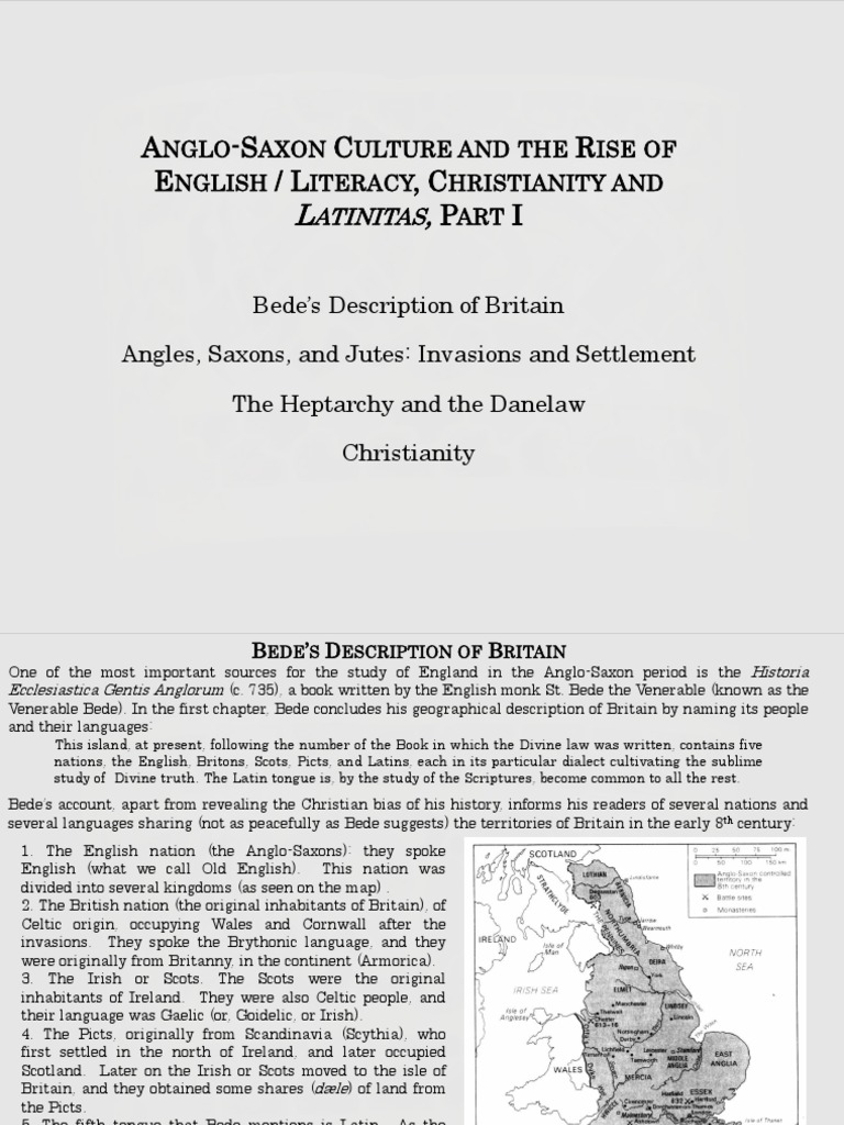 Old English Literature Part I | PDF | Anglo Saxons | Bede