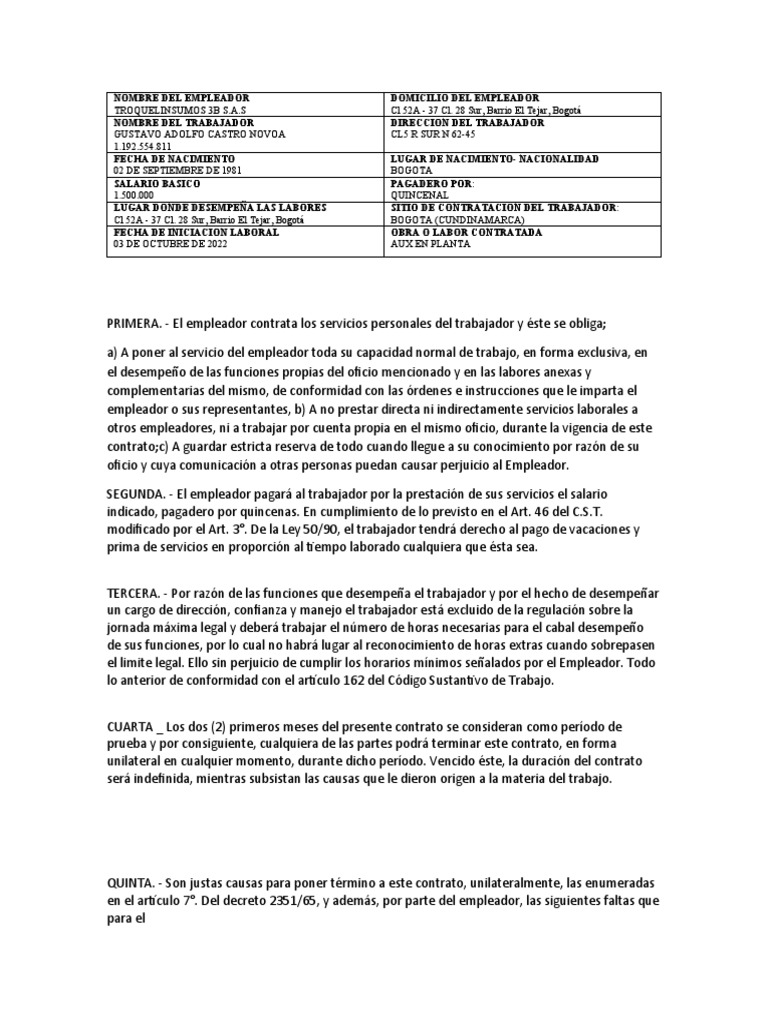 Contrato | PDF | Economias | Justicia