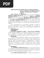 Formato de Unico Ventanilla Unica | PDF | Justicia | Crimen y violencia