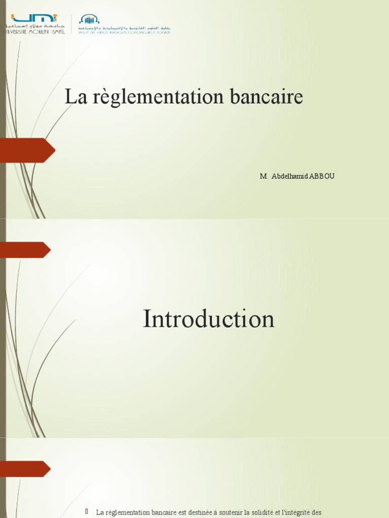 La Règlementation Bancaire | PDF | Banques | Risque opérationnel