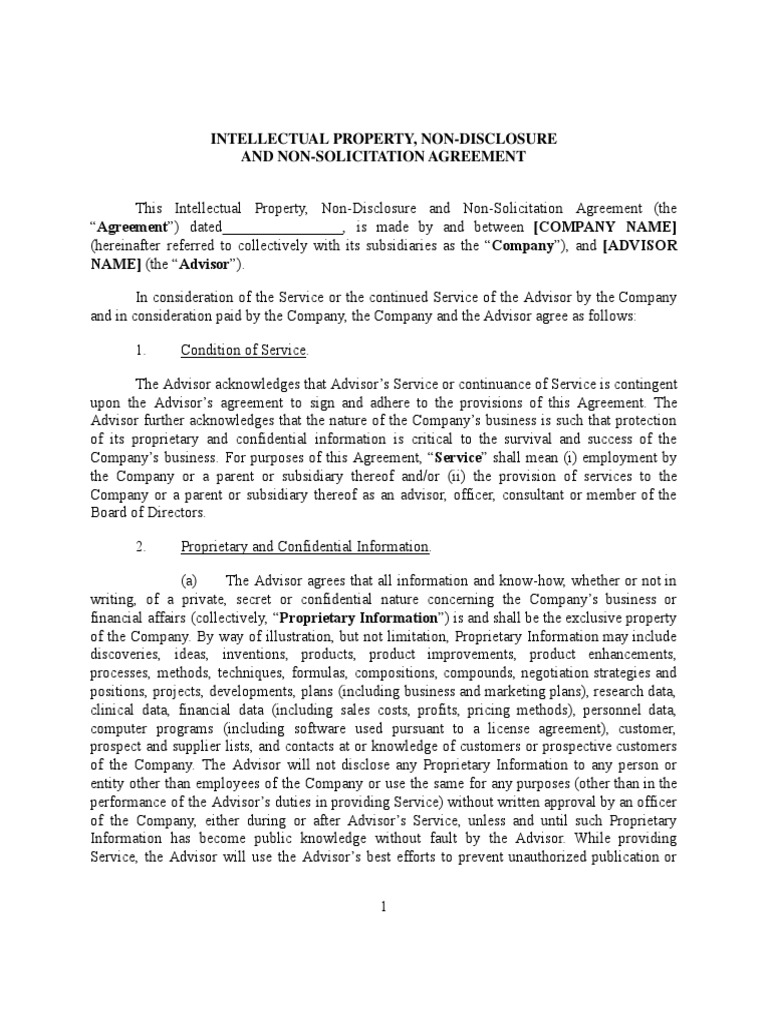 pdf-template-intellectual-property-agreement-template | PDF | Breach Of ...