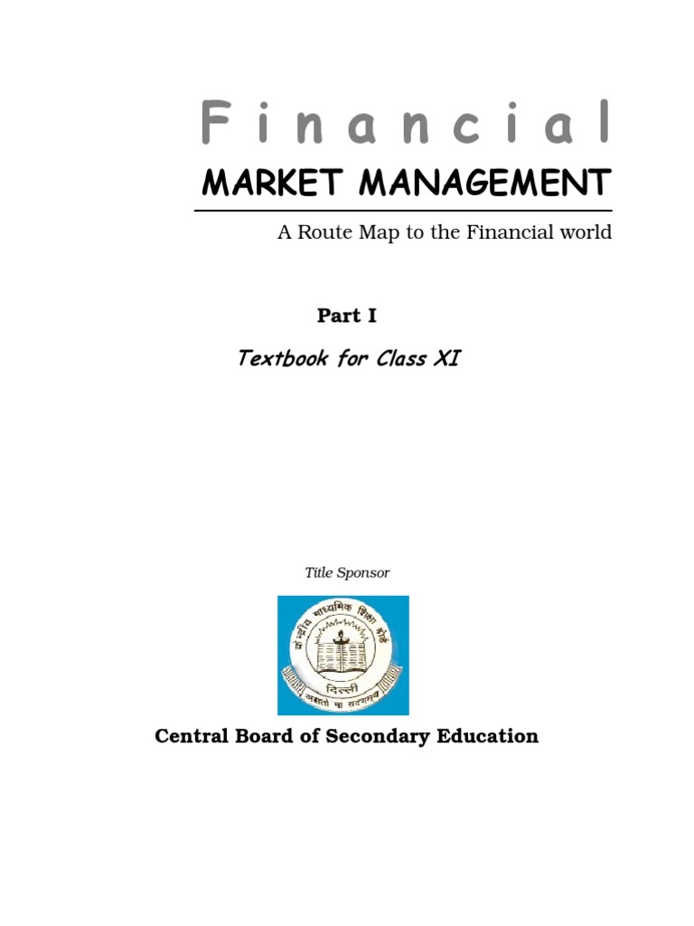 Financial Market Management for Class XI | PDF | Derivative (Finance ...