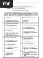 ASRS-18, Versão 1.1 - OMS - Adulto | PDF | Transtorno de déficit de ...