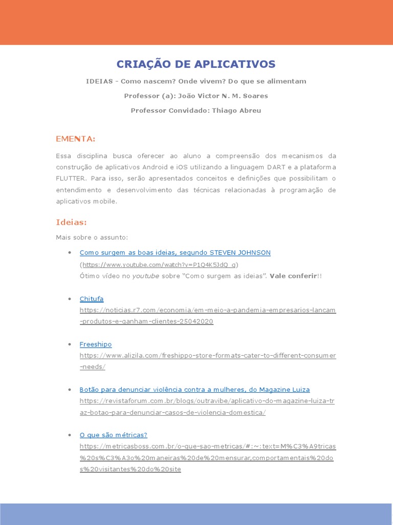 Aula 14 - Material Complementar | PDF