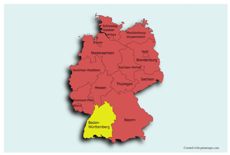 Alemania Map Chart | PDF