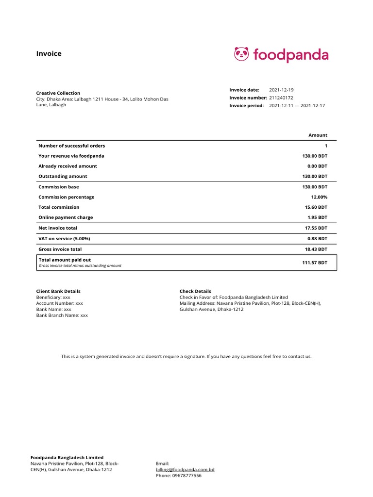 Invoice: Gross Invoice Total Minus Outstanding Amount | PDF | Invoice ...