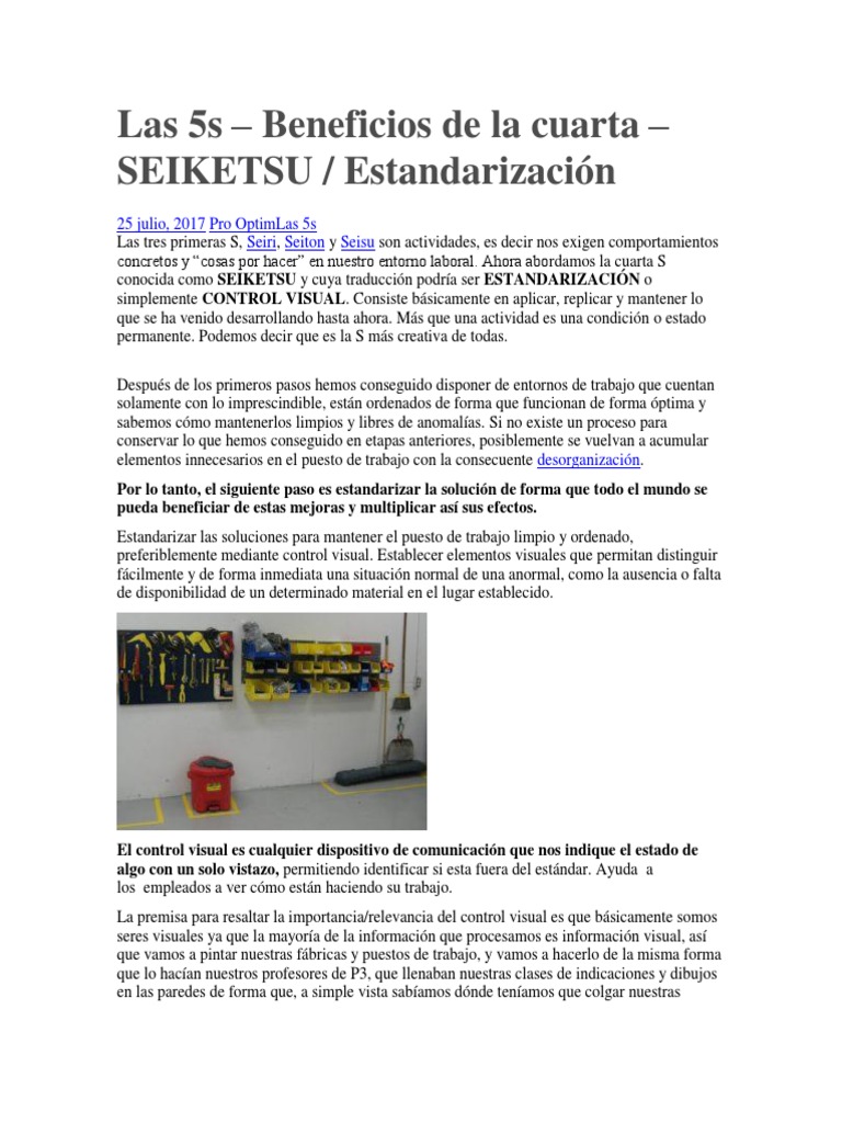 Beneficios de La 4S | PDF