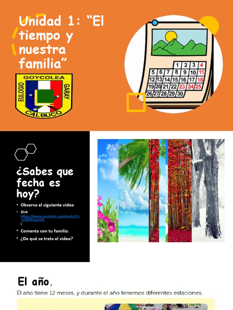 Estaciones Del Año, Calendario | PDF