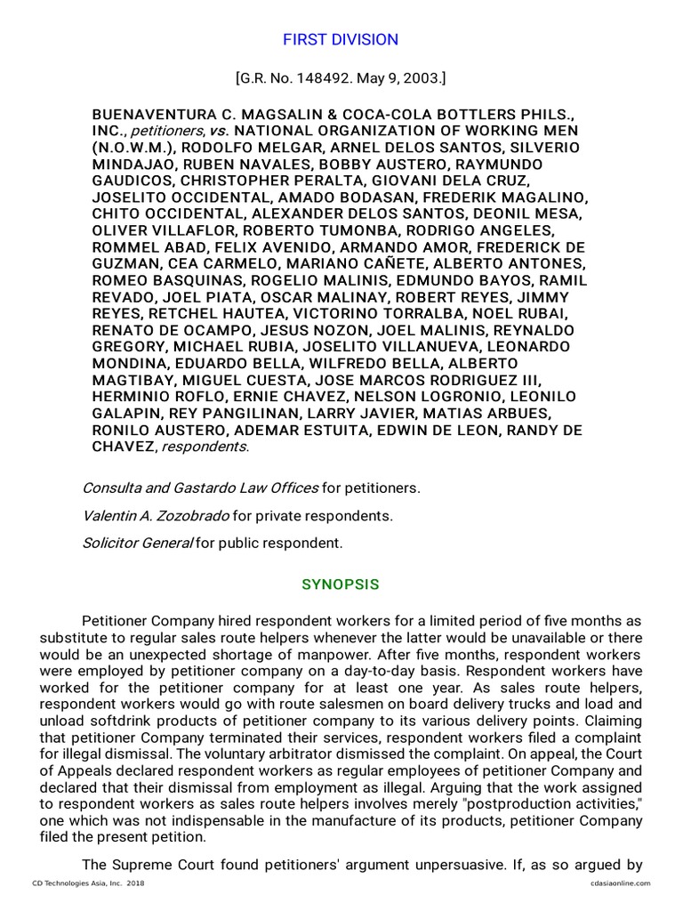 119403-2003-Magsalin - v. - National - Organization - of - Working ...