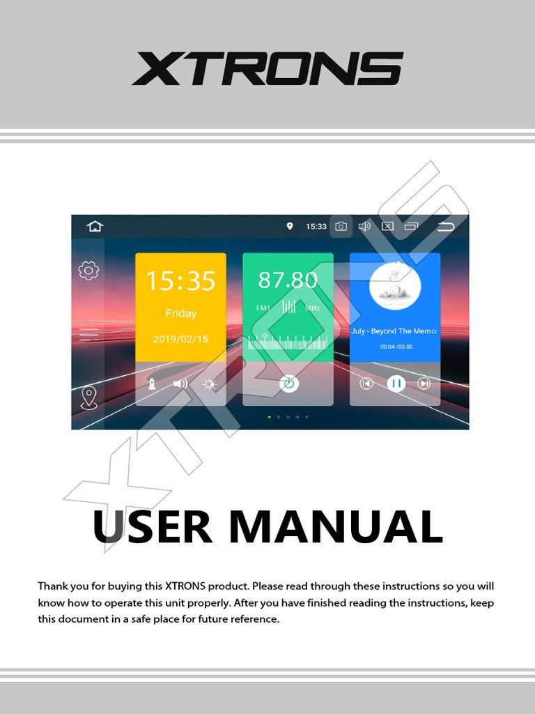IN Series Android 9.0 User Manual | PDF | Wi Fi | I Phone
